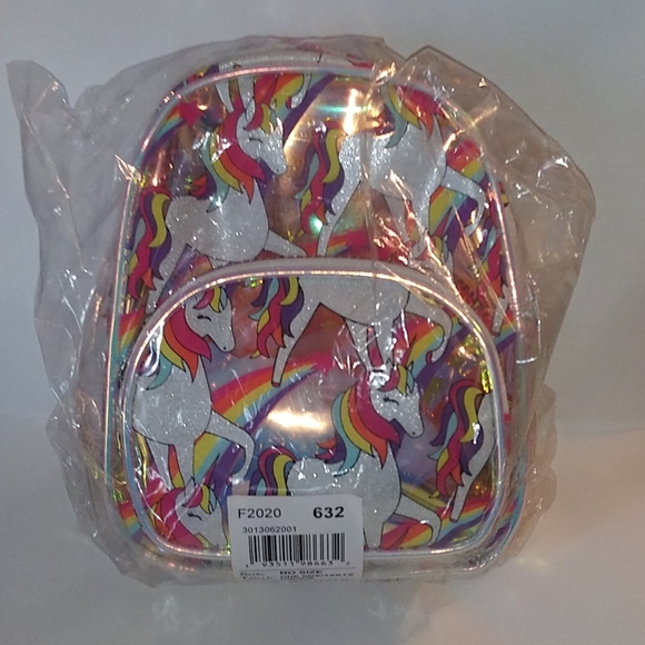 Accessories | Girls Rainbow Unicorn Mini Backpack | Poshmark